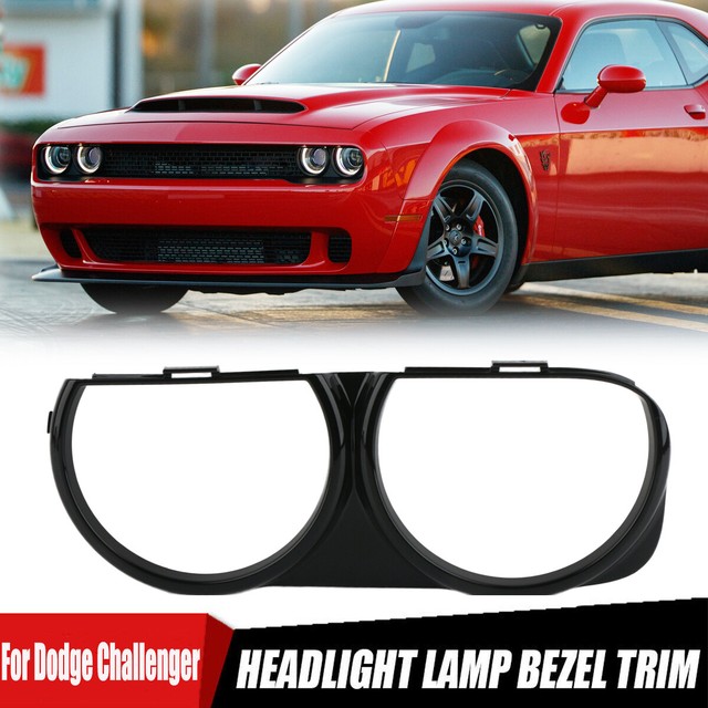 Left Driver Side Front Headlight Lamp Bezel Trim for Dodge Challenger ...