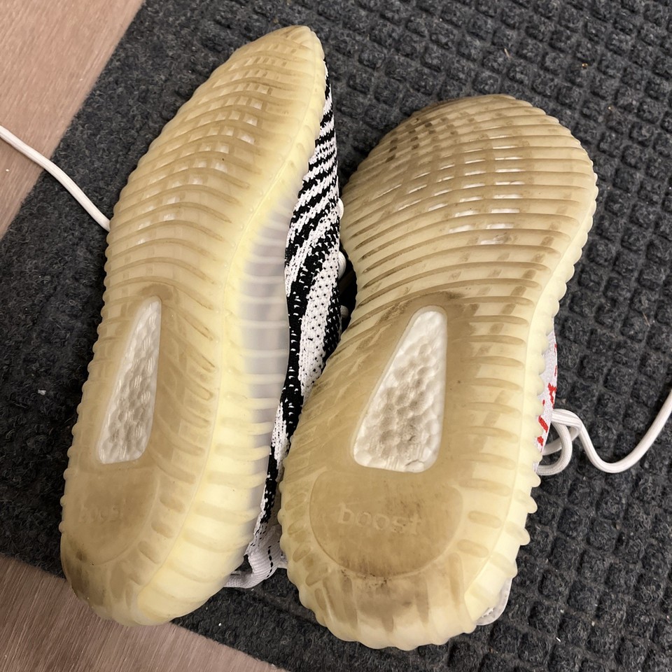 Size 8 (Men) - Adidas Yeezy Boost 350 V2 Zebra | eBay