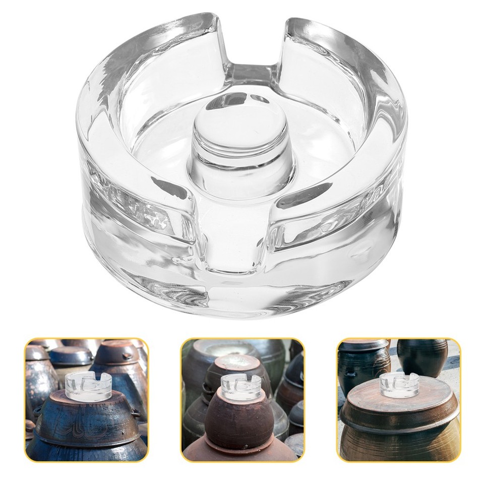 Mason Jars Fermentation Weight Lid Transparent Fermenting Lids Small ...