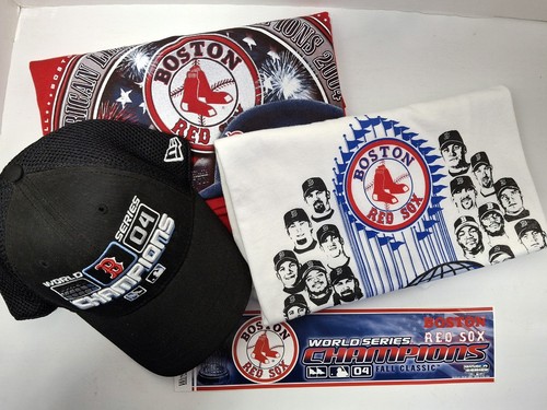 RED SOX 2004 4-piece Merchandise All New | eBay