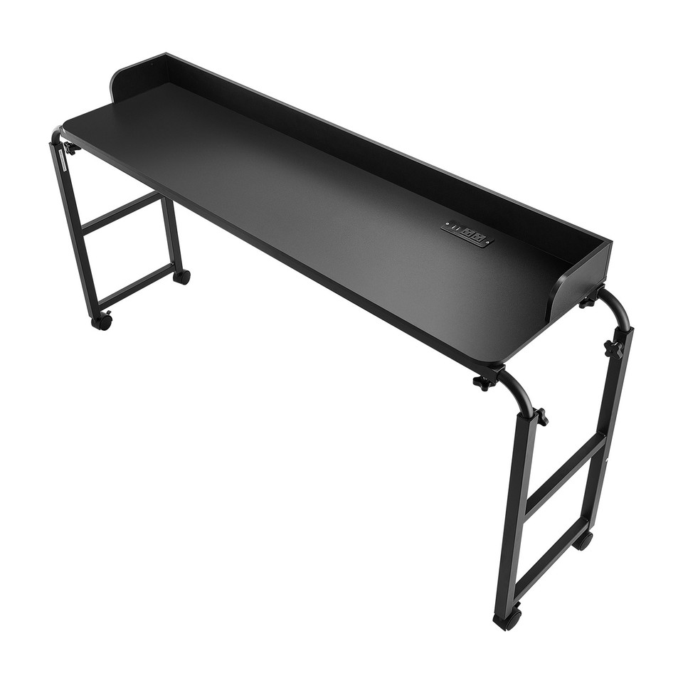 Uimoso Overbed Table Mobile Bed Side Desk 4 Wheels (2 w/ Brakes ...
