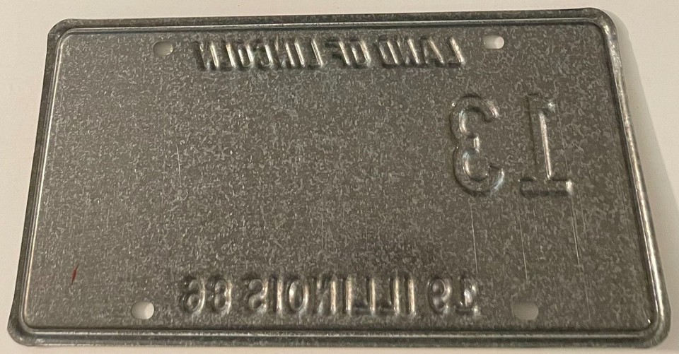 1986 ALPCA Convention Souvenir Booster License Plate 13 Springfield ...