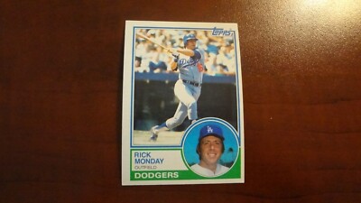 1983 TOPPS # 63 RICK MONDAY BASEBALL CARD | eBay
