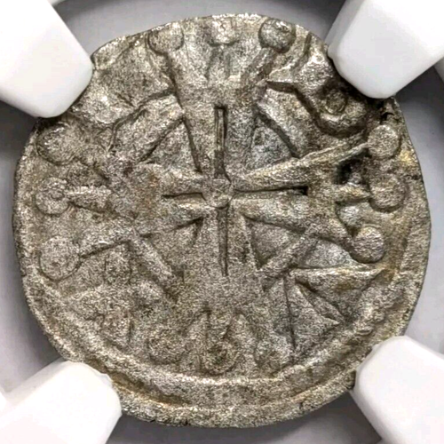 Raymond V France Provence NGC XF Details Silver Denier Knights Templar ...