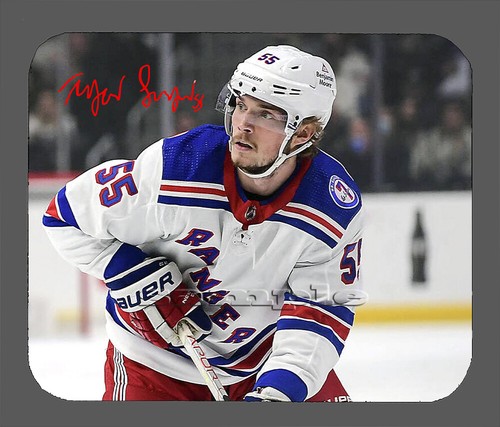 Ryan Lindgren New York Rangers Facsimile Autographed Mouse Pad Item ...