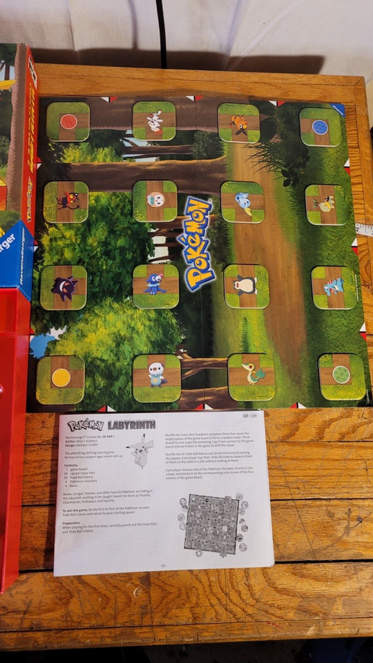 Pokemon Labyrinth Maze Game - Ravensburger Kids Family Game | eBay