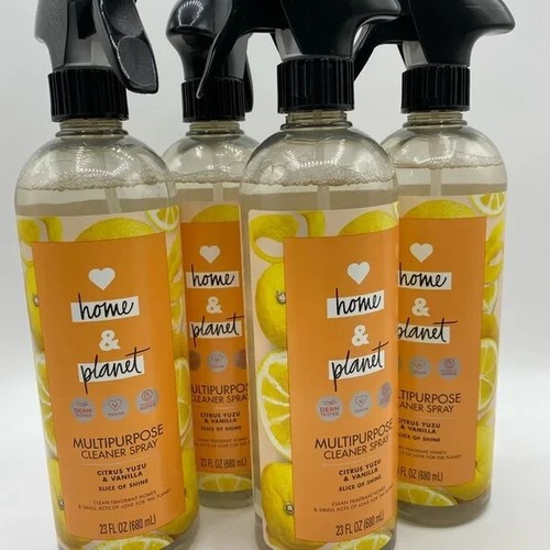 Love Home and Planet Cleaner Spray, Citrus Yuzu & Vanilla, 23 oz Pack ...