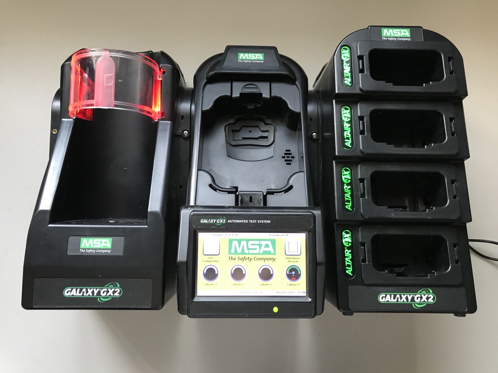 5 MSA Altair 4x Gas Monitors CALIBRATED W/ Gx2 Automated Calibration ...