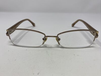 Michael Kors Eyeglasses Frame MK312 239 52-17-135 Brown Half Rim XI95 ...
