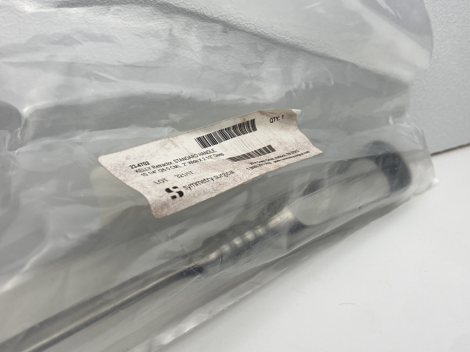 Kelly Retractor Blade 2in Width x 2.5in Depth Length 10 1/4in Symmetry ...