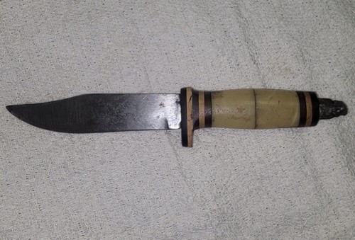 Part missing Vintage Weske USA Fixed Blade Hunting Knife | eBay