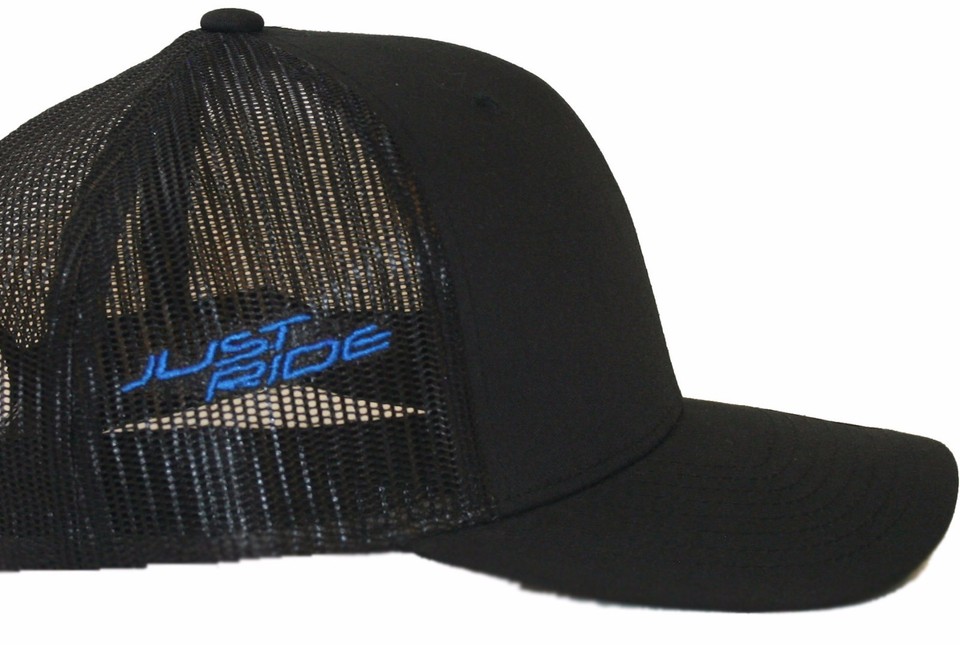 CUSTOM MX NUMBER PLATE HAT JUST RIDE FLEXFIT CAP MOTO MOTOCROSS MESH ...