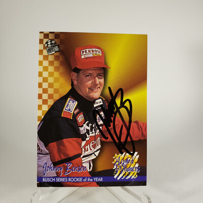 1995 Press Pass #113 Johnny Benson Auto Autograph | eBay