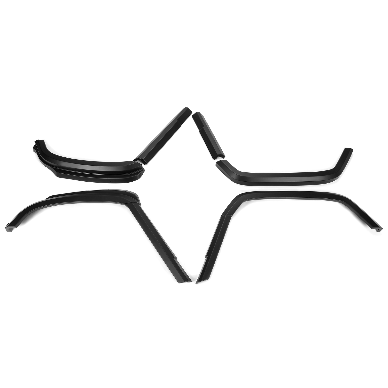 For Hummer H1 /Humvee /HMMWV 8Pcs Fender Flares overfender W/ hardware ...