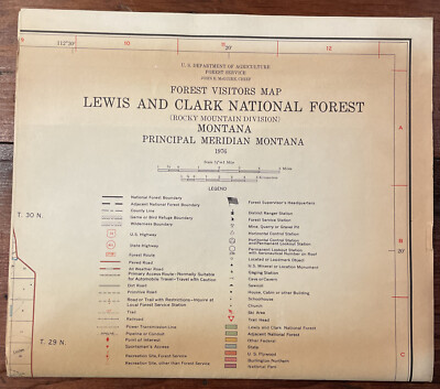 ID, OR, WA - Usda National Forest Service Map