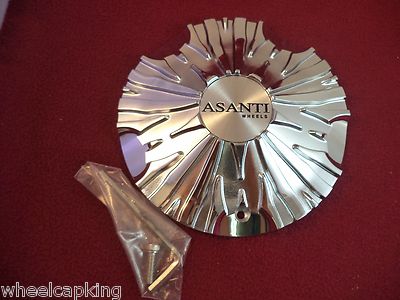 Asanti Wheels Chrome Custom Wheel Center Cap # ZEBRA MS-CAP-L095 (1 CAP ...