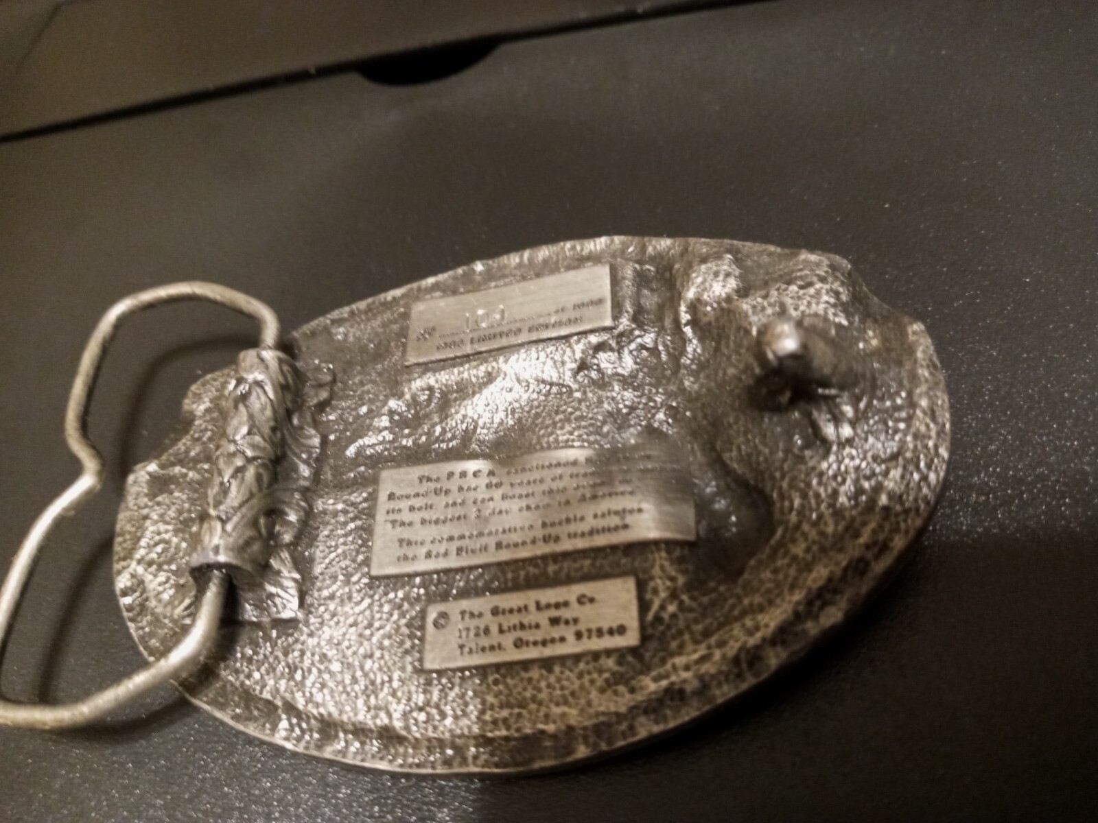 1982 RED BLUFF CALIFORNIA ROUND UP BUCKLE LIMITED EDITION 104-1000 | eBay