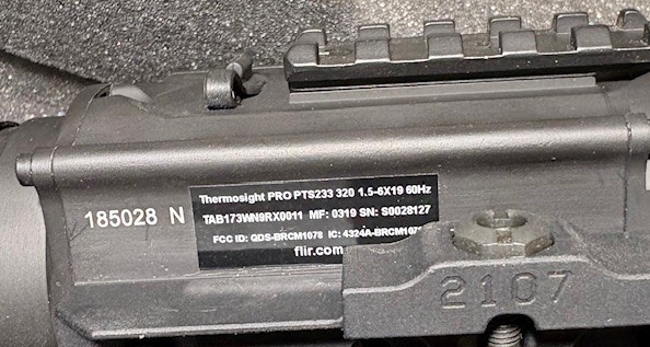 FLIR ThermoSight Pro PTS233 Thermal Rifle Scope with Hard Case and ...