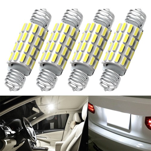 4X AUXITO 39-42MM 211-2 212-2 578 LED Interior Map Light Bulb 6000K ...