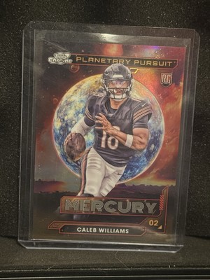 2024 Topps Chrome Cosmic Football Caleb Williams RcPlanetary Pursuit ...