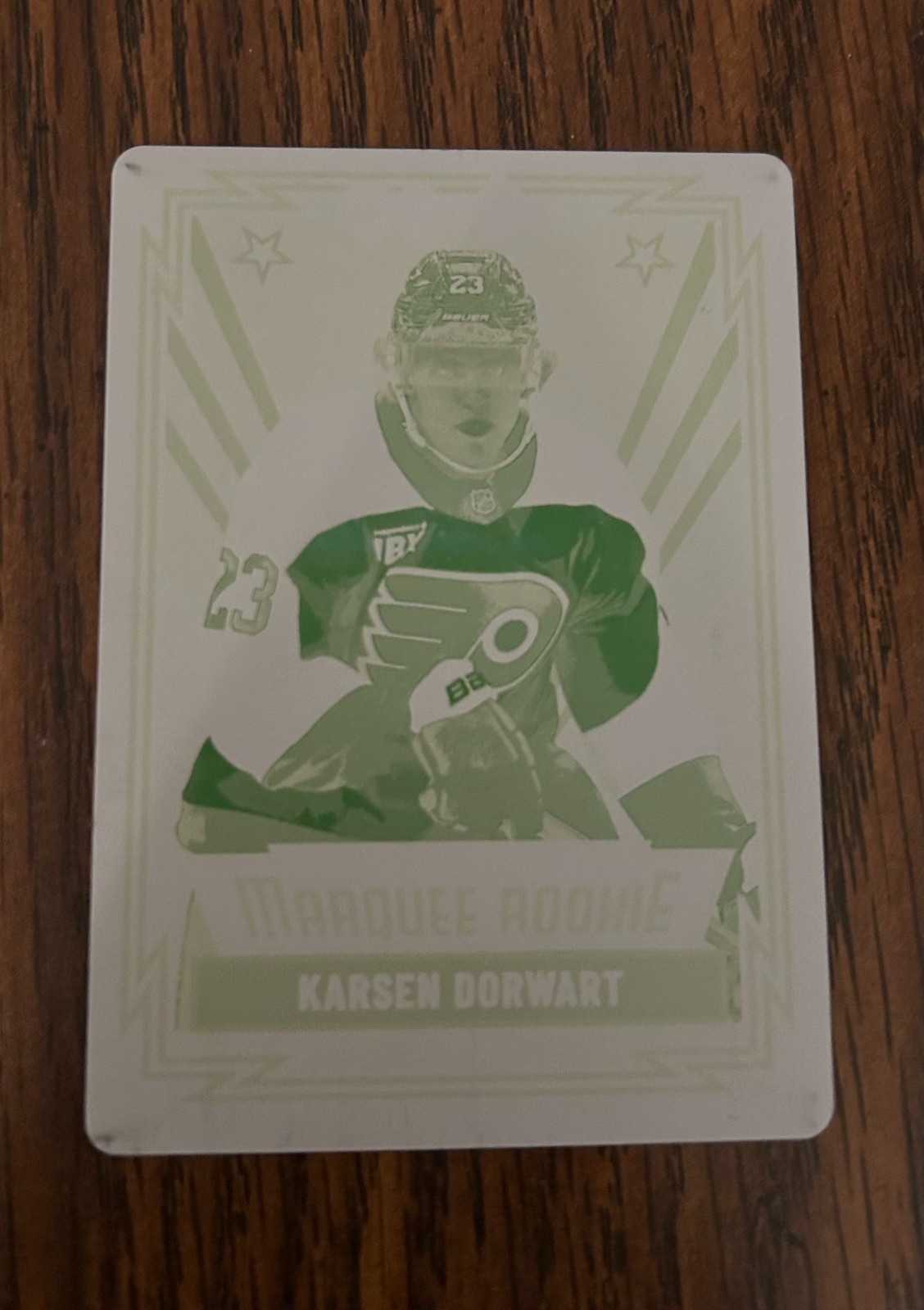 2025-26 O-PEE-CHEE - PRINTING PLATE - KARSEN DORWART ROOKIE 1/1 ONE OF ...