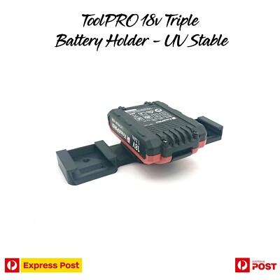 ToolPRO 18v Battery Triple Holder - Storage - Mount | eBay