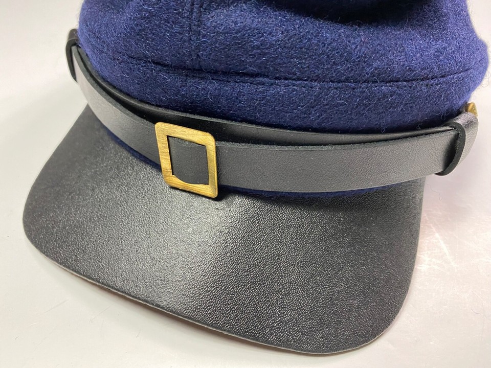 CIVIL WAR US UNION INFANTRY NAVY BLUE WOOL KEPI FORAGE CAP HAT-LARGE | eBay