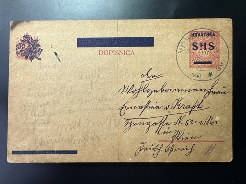 Yugoslavia Croatia Post Card 1914 With Stamp | eBay