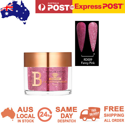 Billionaire Diamond SNS Dip Dipping Acrylic Nail Powder 009 Fancy Pink ...