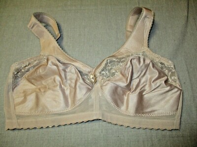 908B4 Glamorise 1000 Magic Lift Full Figure Support Bra 38DD Beige | eBay