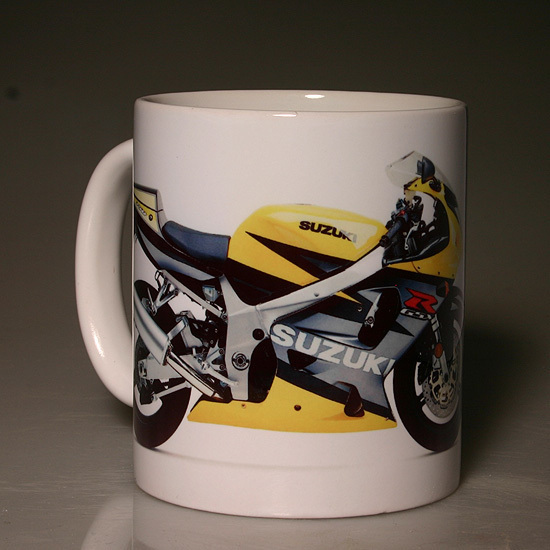SUZUKI GSXR750 2003 (YELLOW/BLACK) MUG (#194) | eBay