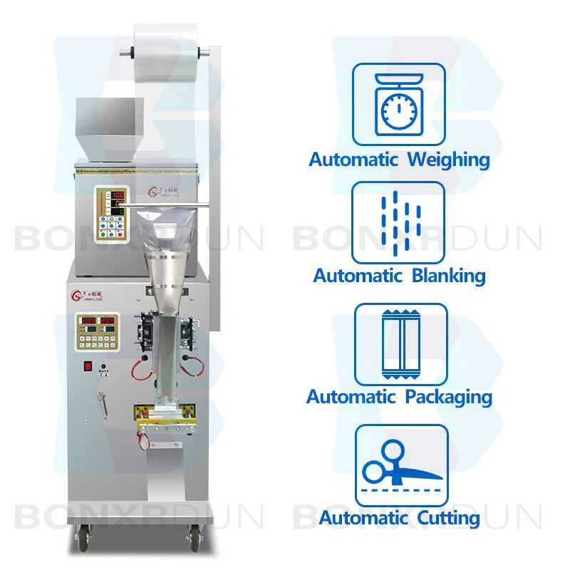 Back Sealing Electric Packaging Machine For Powder Particle Filling ...