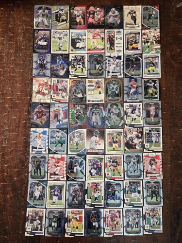 Huge Football 80 Card Lot Auto, Prizm, Inserts, RC Herbert Burrow ...
