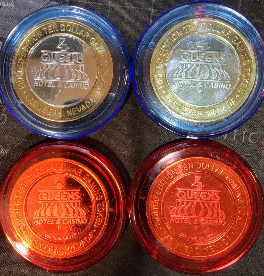 Four Queens 2024 Silver Strikes .999 Fine Token Halloween 4 pc SET | eBay