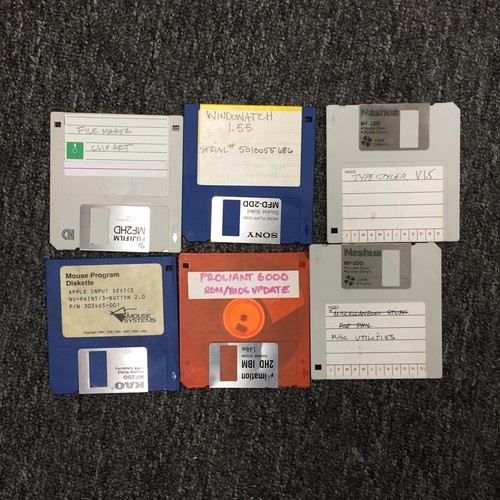 Windowatch 1.55 Mouse Systems Proliant 6000 3.5" Floppy Disc Software ...