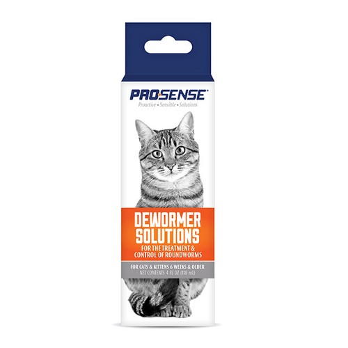 Pro·Sense CATS LIQUID DEWORMER SOLUTIONS • ROUNDWORM TREATMENT ...