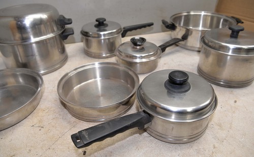 10 pcs Lifetime US made + more stainless steel cookware kitchen tools ...