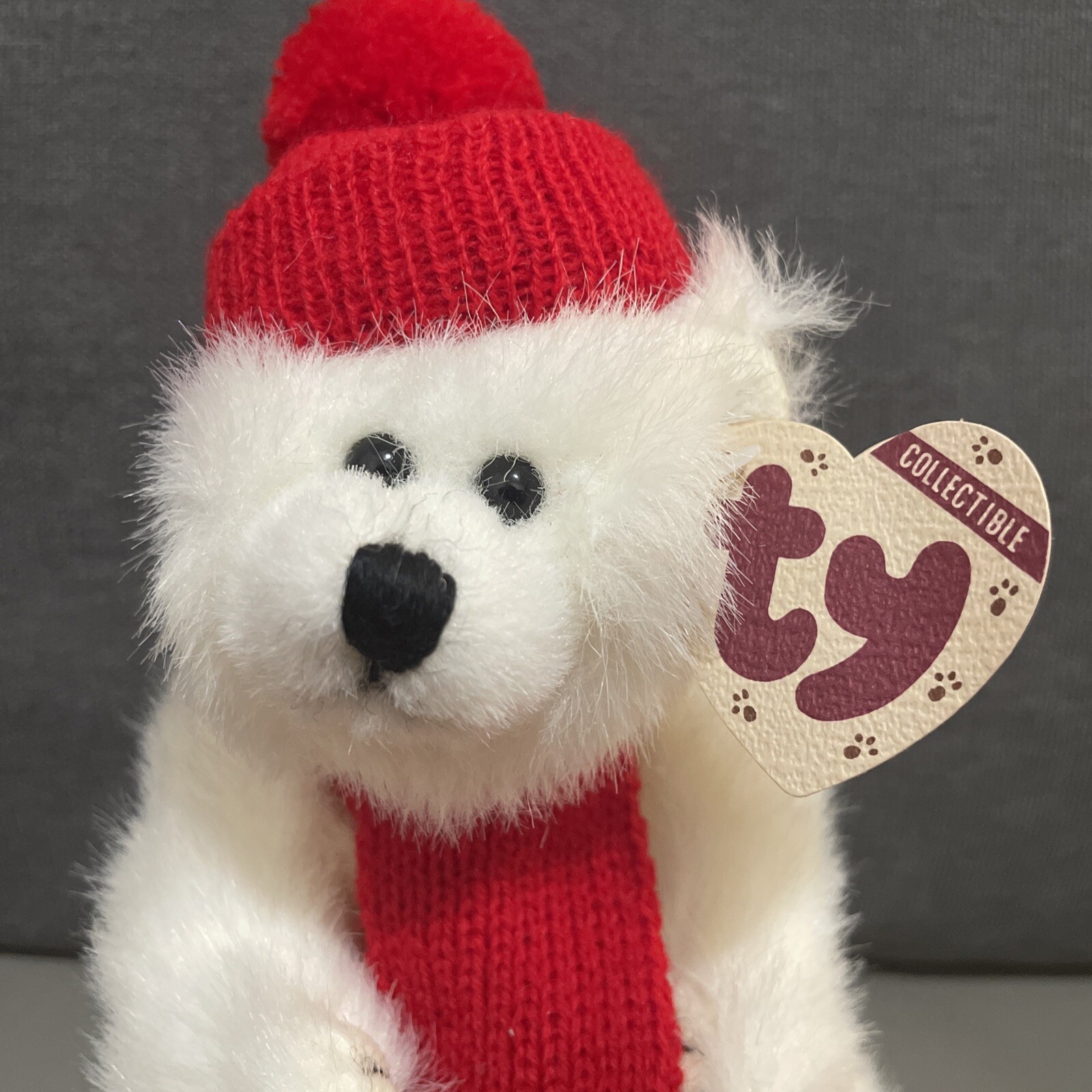 TY Beanie Baby Peppermint Bear 1993 Attic Treasure Collection PVC ...