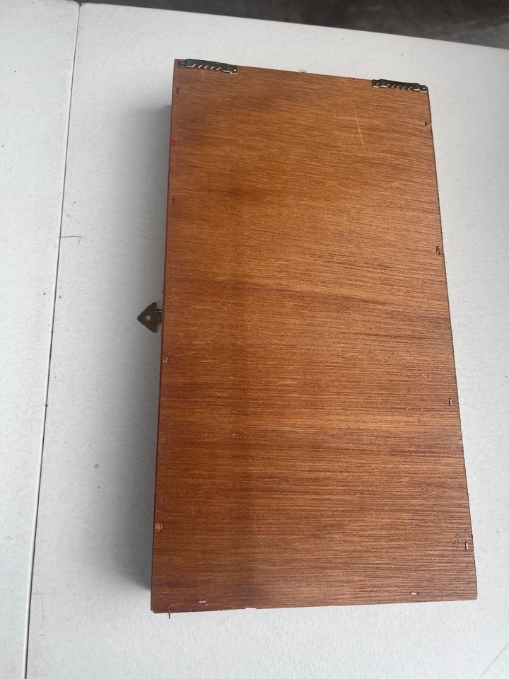 Vintage ~ Small Trinket Box with Latching Glass Lid and Trinkets ~ New ...