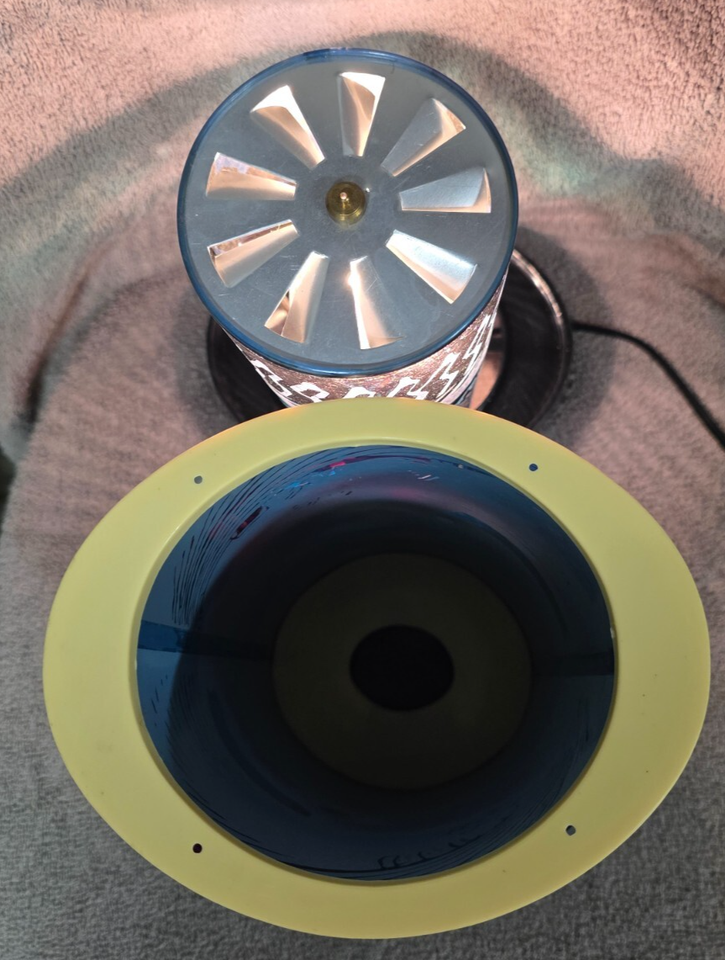 Vintage Animated Action Lamp OVAL Motion Steam Engine Lamp w Original ...