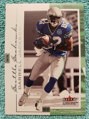 2001 FLEER GENUINE DARRELL JACKSON #113 SEATTLE SEAHAWKS | eBay
