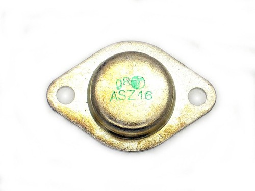1x ASZ16 PNP Transistor 60V/8A/30W TO3 Germanium (Leistungstransistor ...