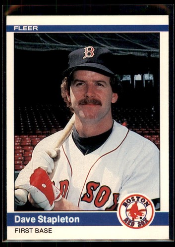 1984 Fleer Dave Stapleton #410 Boston Red Sox | eBay
