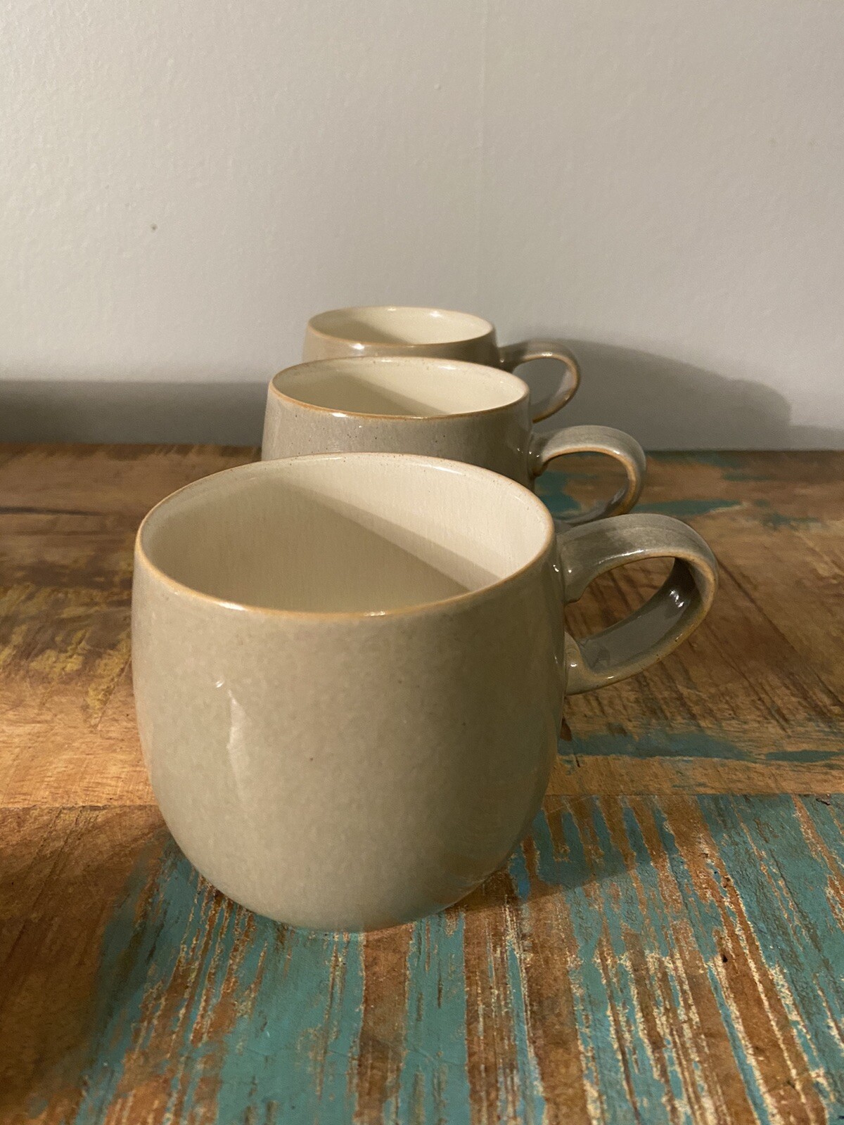 Set of 3 Denby Sage Mugs 3.25” Tall England | eBay