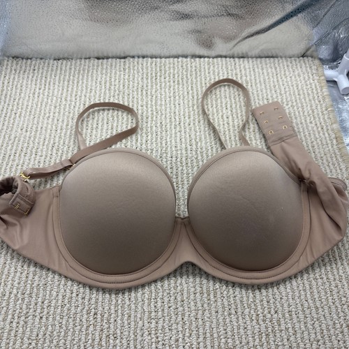 Third Love Bra 34B 1/2 Strapless 24/7 Classic Microfiber Underwire ...