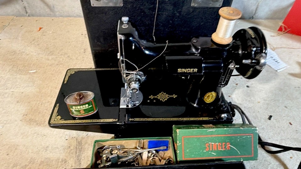 singer 221 featherweight sewing machine 1950 | eBay