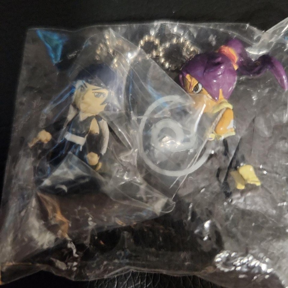 Bleach figure key chain retro rare Yoruichi Sui-Feng mascot Japan anime ...