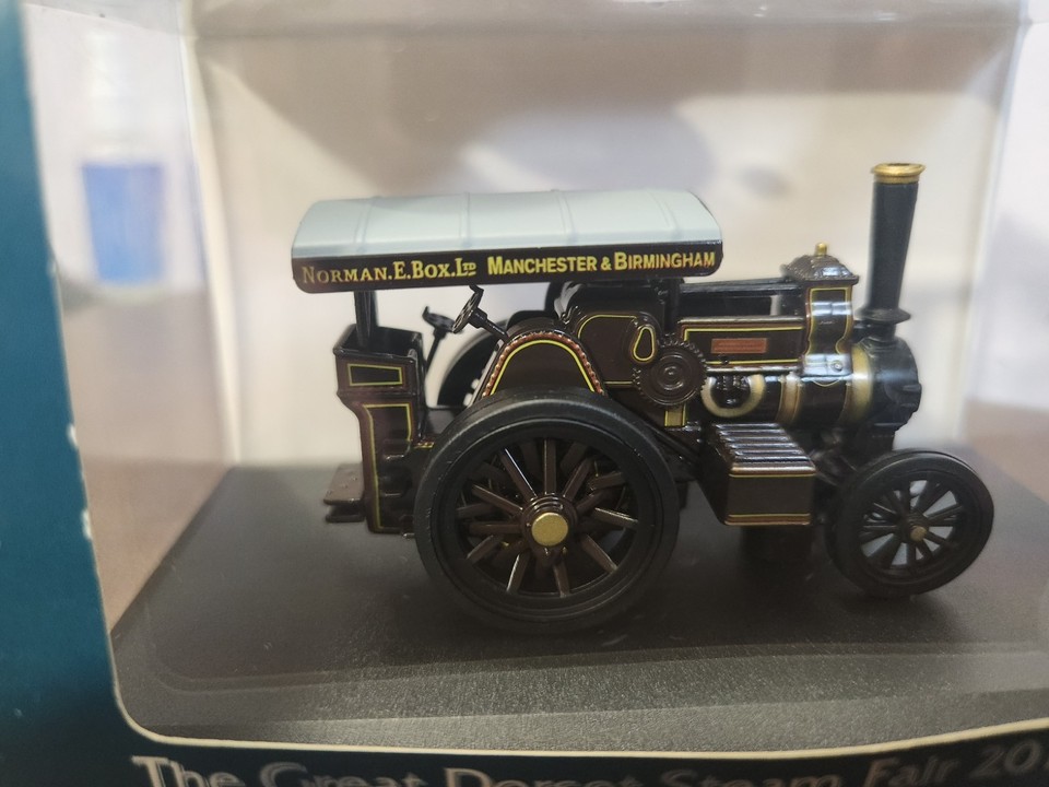 OXFORD DIECAST fowler 8nhp road locomotive atlas 1:76 OO dorset steam ...
