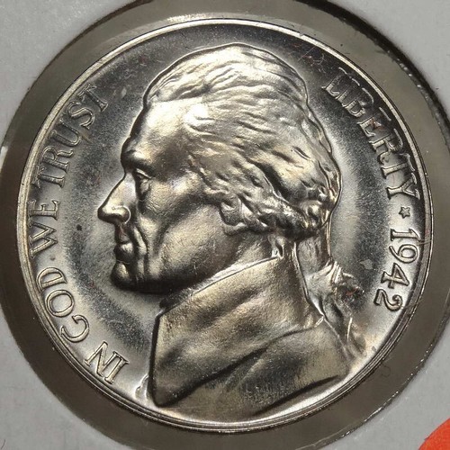 1942 Type 1 Jefferson Nickel, Choice Proof, Light Cameo 0606-05 | eBay