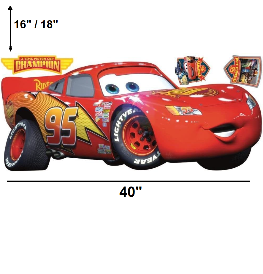 NEW Disney Pixar Cars GIANT MATER Wall Decals Mural Stickers PICK YOURS ...